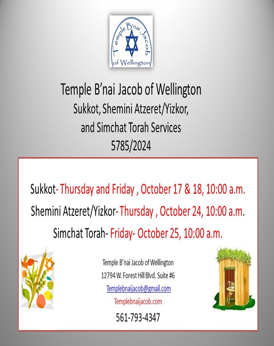 Latest News | Temple B'nai Jacob of Wellington