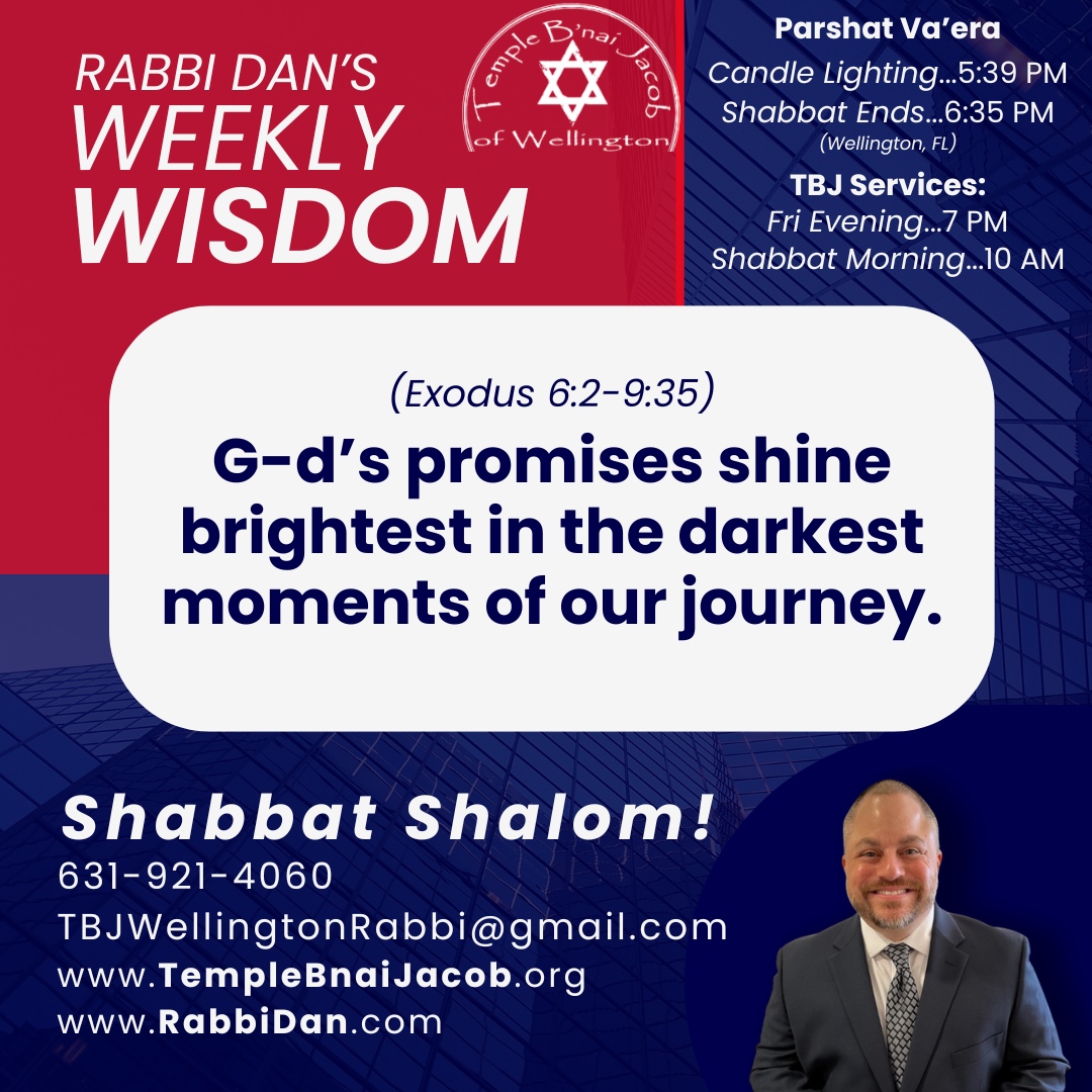 Rabbi’s Dan’s Messages | Temple B'nai Jacob of Wellington